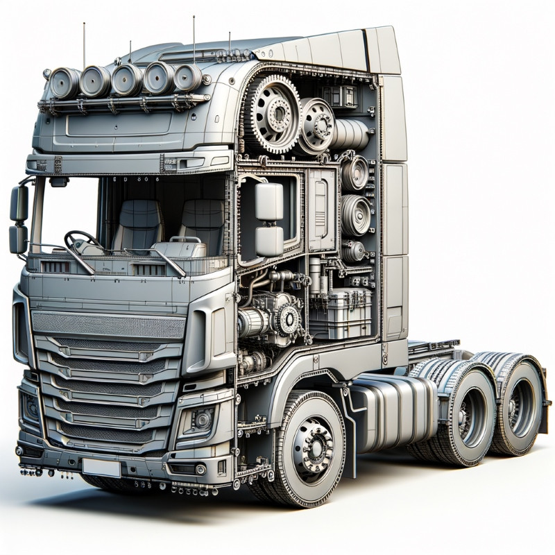 Sự kỳ diệu của cấu tạo xe ô tô tải