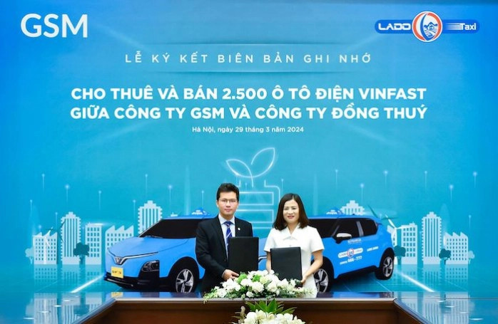 Lado Taxi Signs Agreement to Purchase and Rent 2,500 VinFast Electric ...