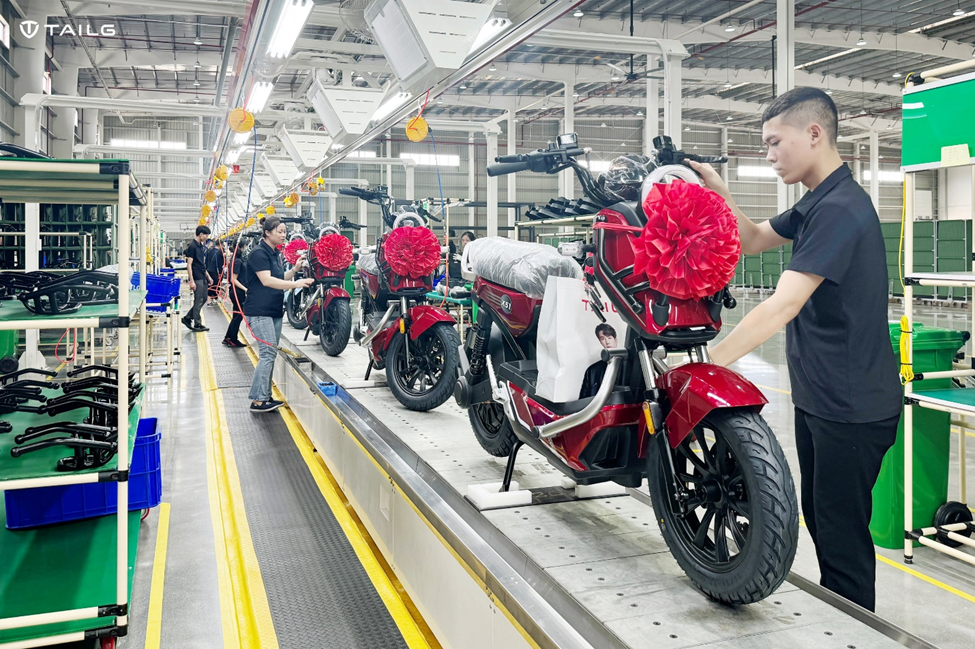 China's Tailg launches electric motorcycle manufacturing factory in Vietnam